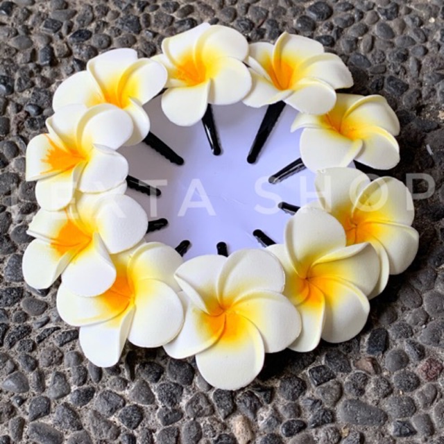 Jual Jepit Rambut Kecil Kamboja khas Bali | Shopee Indonesia