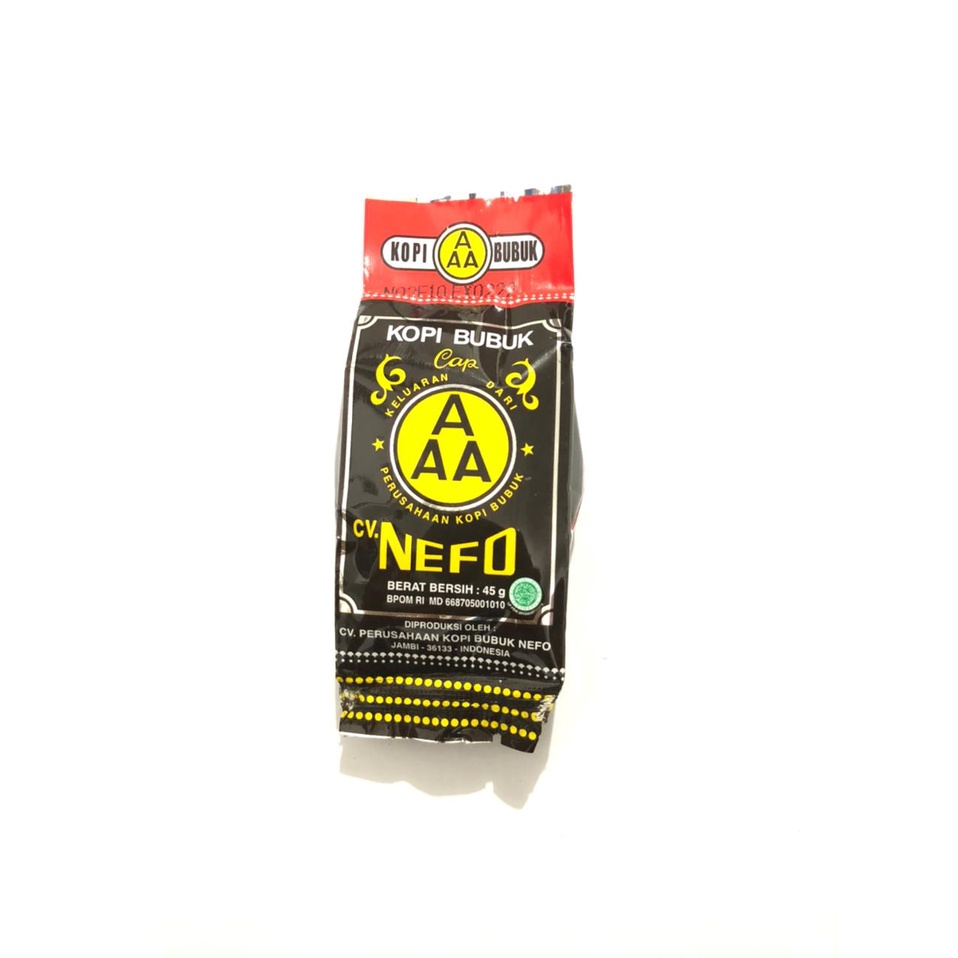 Jual Kopi Bubuk AAA Nefo Khas Asli Kota Jambi 45 gr | Shopee Indonesia