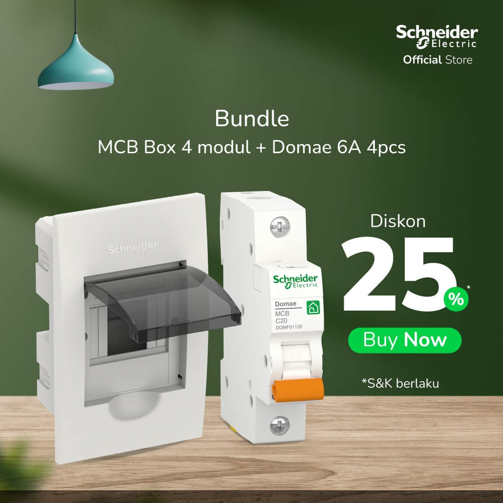 Jual Bundle MCB Box 4 Modul + MCB 6A | Shopee Indonesia