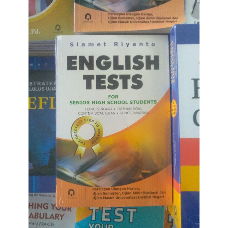 Jual English tests for senior high school students - Slamet riyanto ...