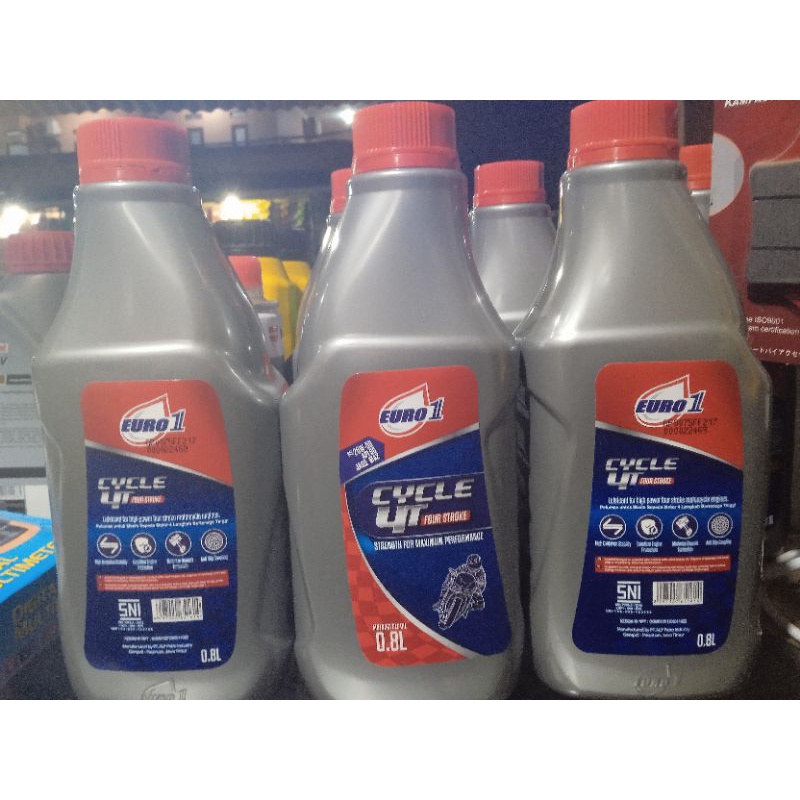 Jual OLI EURO-1 4T 08L 20W-50 API SG JASO MA2 | Shopee Indonesia