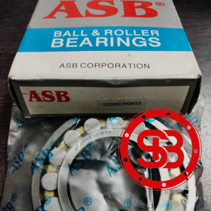Jual Spherical Roller Bearing 22209 CAKW33 ASB ( 45x85x23 ) | Shopee ...