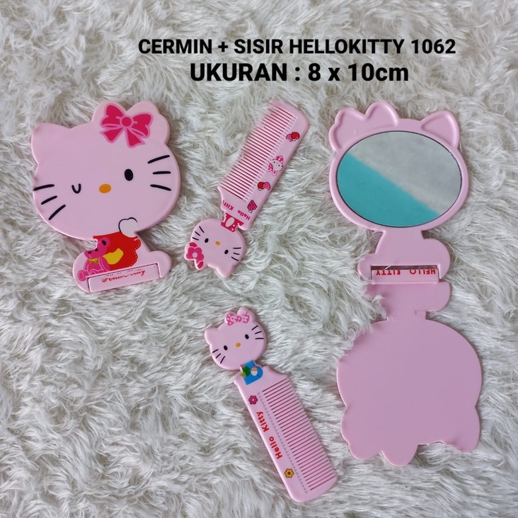 Jual CERMIN SISIR DORAEMON HELLO KITTY / CERMIN SISIR PORTABLE DORAEMON ...