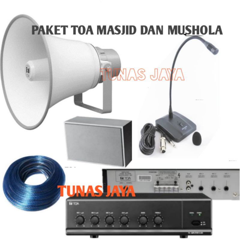 Jual PAKET TOA SOUND SYSTEM MASJID DAN MUSHOLA ZA230 PLUS MIC PODIUM | Shopee Indonesia