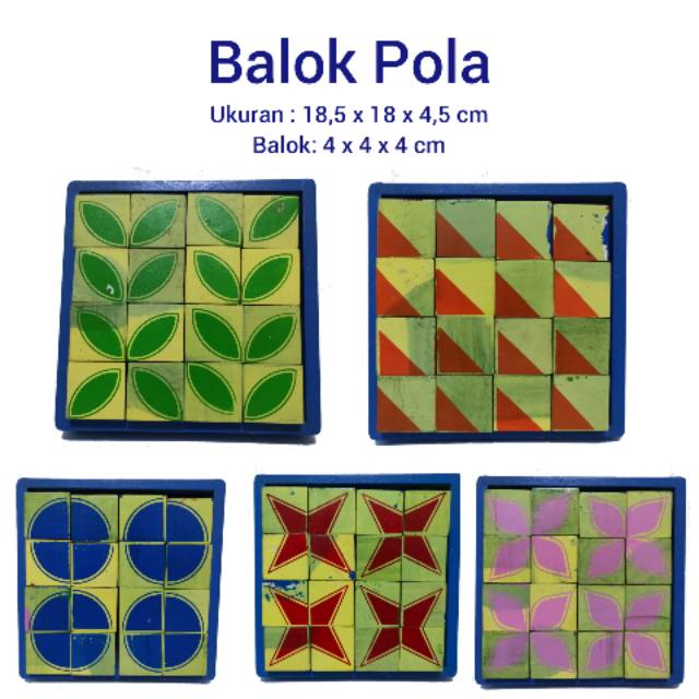 Jual Balok Pola Belajar Logika Tes IQ Puzzle Kayu | Shopee Indonesia
