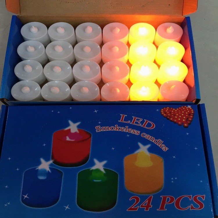 Jual Lilin Elektrik LED Canggih Tanpa Asap - Lilin Dekorasi Kelap Kelip ...