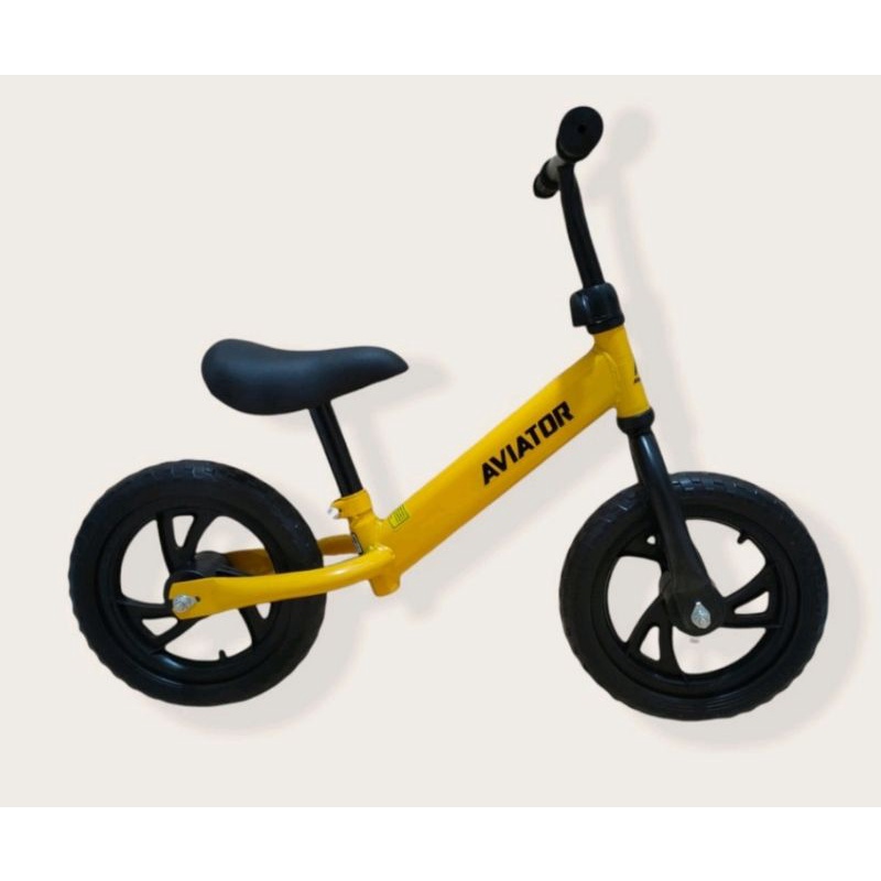 Jual Push Bike Balance Bike sepeda keseimbangan anak warna kuning ...
