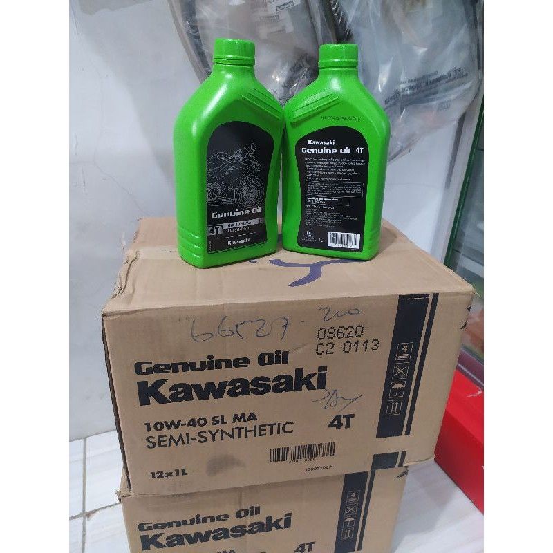 Jual OLI MESIN KAWASAKI 4T ORIGINAL KAWASAKI NINJA R SS RR 1 LITER ...