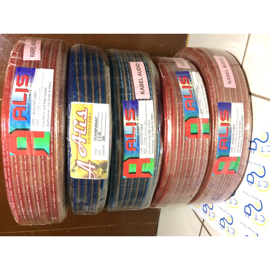 Jual Kabel Transparan ALIS 2x80 (SERABUT) | Shopee Indonesia