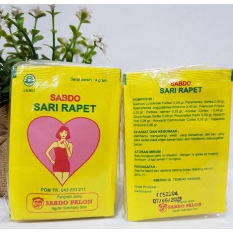 Jual sari rapet jamu sabdo palon serbuk isi 10 bungkus | Shopee Indonesia