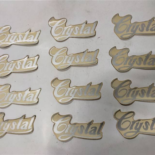 Jual STIKER/CAP-CAPAN TULISAN CRYSTAL | Shopee Indonesia