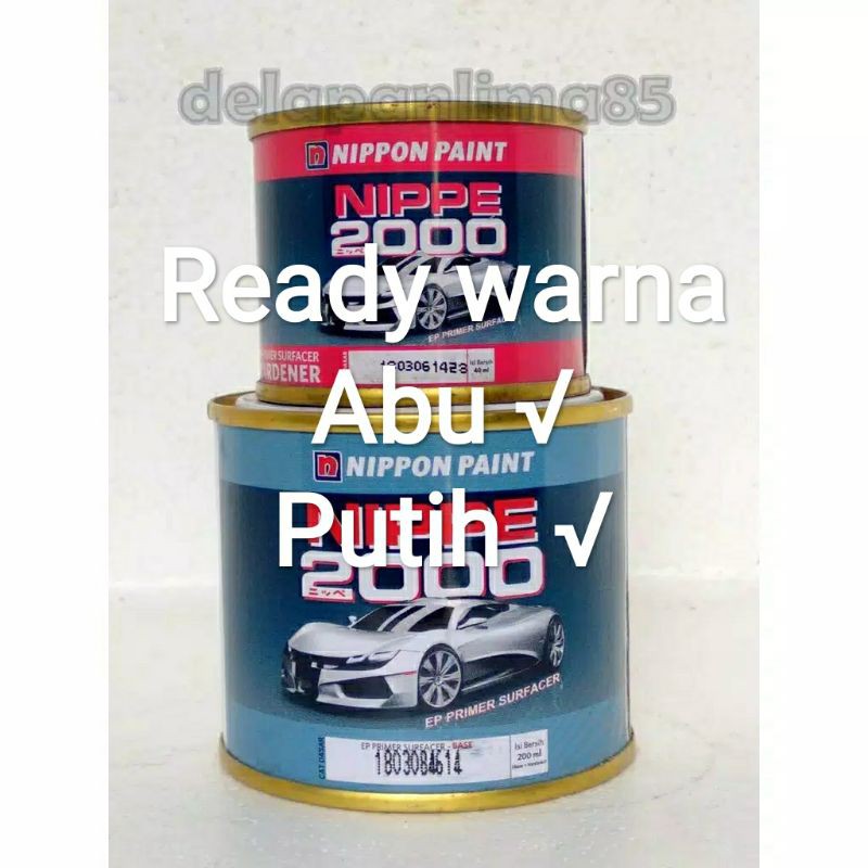 Jual NIPPE 2000 PRIMER EPOXY SURFACER CAT DASAR 2 KOMPONEN 200ml+40ml ...