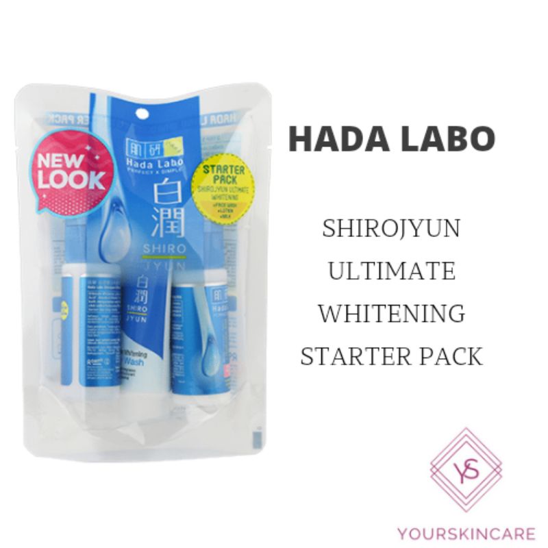 Jual Hada Labo Shirojyun Starter Pack Starter Kit [BIRU] | Shopee Indonesia