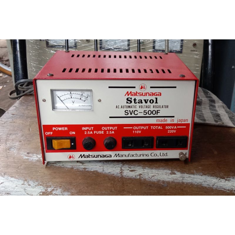 Jual Stabilizer/Stavolt Matsunaga SVC 500F/N Original Japan | Shopee Indonesia