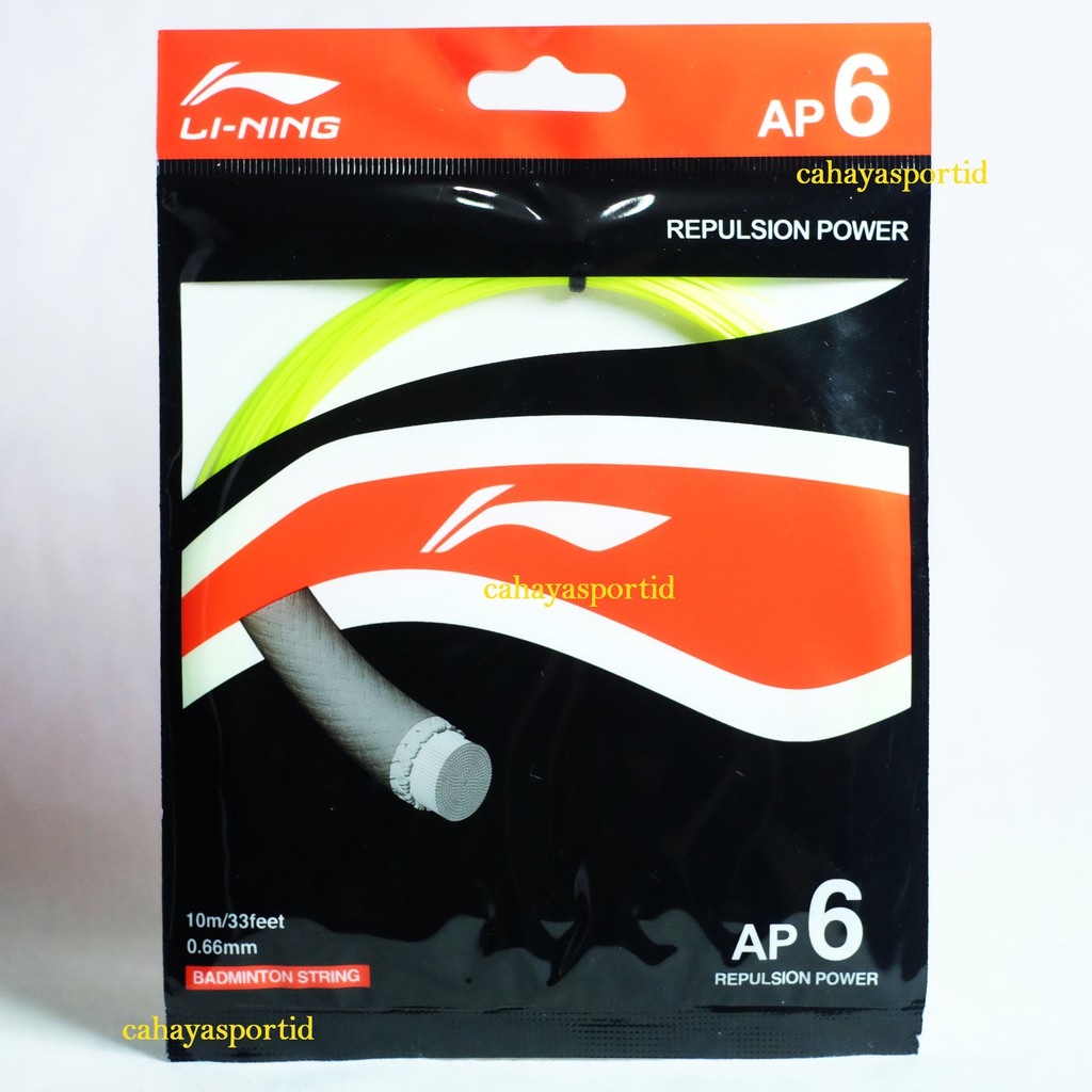 Jual LINING AP6 / AP 6 Senar Badminton/Bulutangkis | Shopee Indonesia