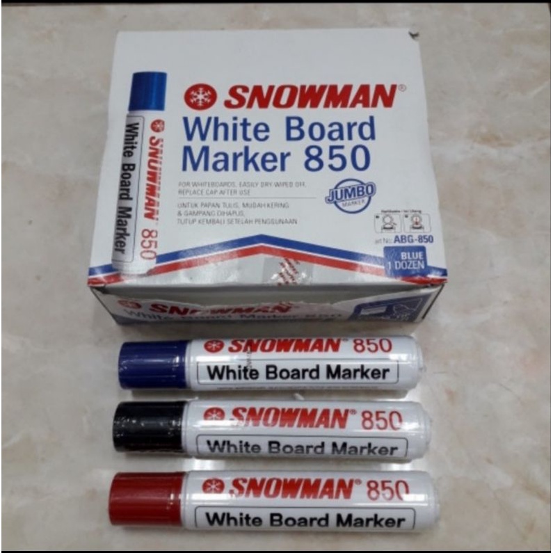 Jual SPIDOL BOARD MARKER JUMBO SNOWMAN 850/SPIDOL SNOWMAN 850 JUMBO ...