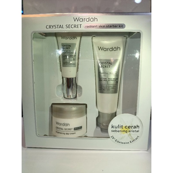 Jual WARDAH CRYSTAL SECRET RADIANT STARTER KIT (NEW) | Shopee Indonesia