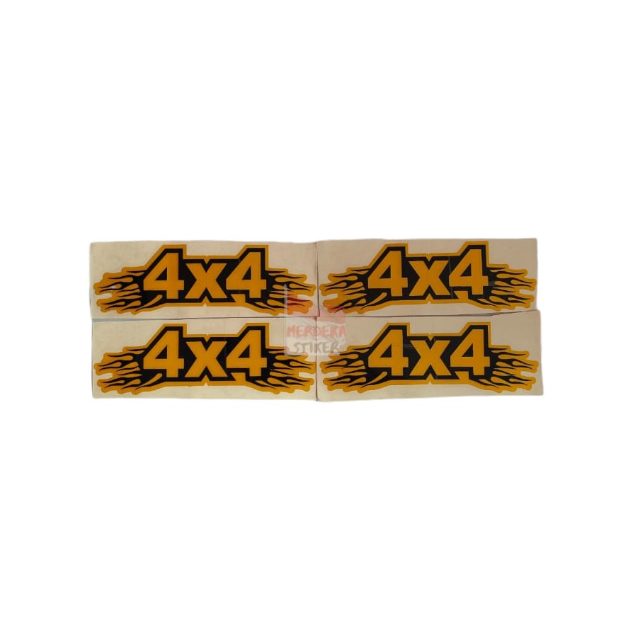 Jual Emblem Sticker / Stiker Logo 4x4 Triball (Reflective) | Shopee ...