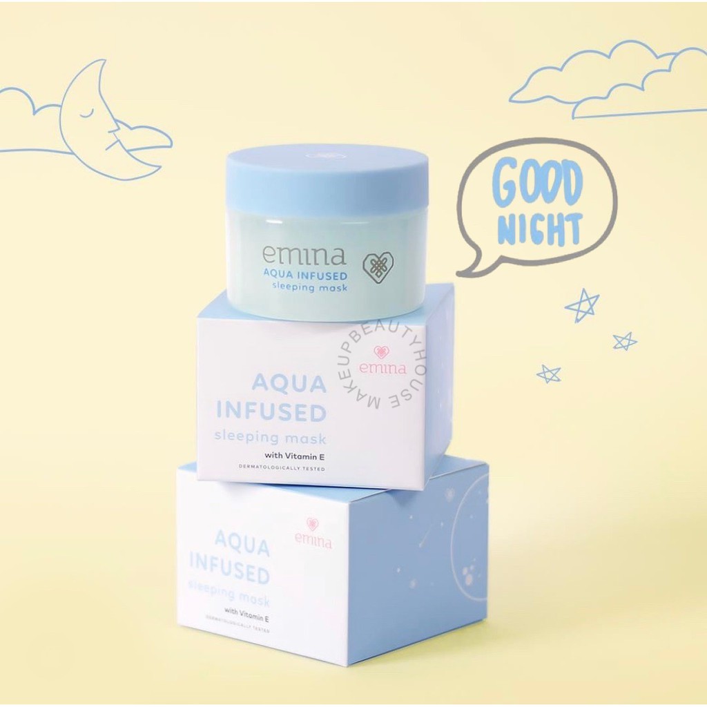 Jual EMINA Aqua Infused Sleeping Mask 30gr | Shopee Indonesia