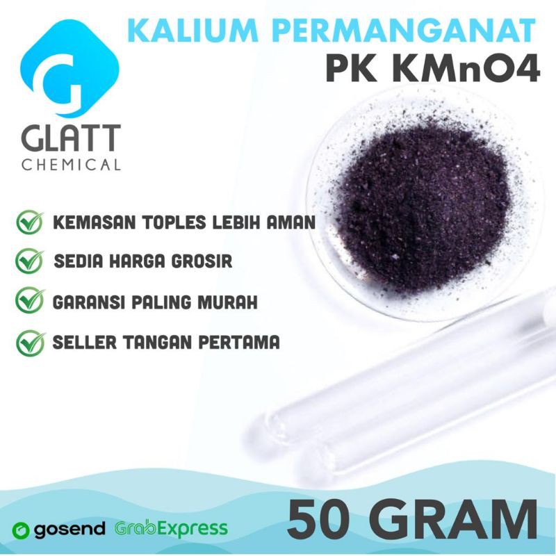 Jual 50 Gram PK Kalium Permanganat - Permanganas Kalikus - PK Obat ikan ...