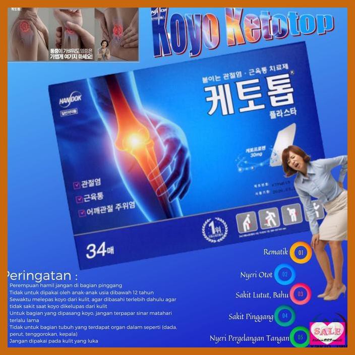 Jual Ayokoyo- Ketotop Koyo Plaster Patch Korea 100% Original -Asliii ...
