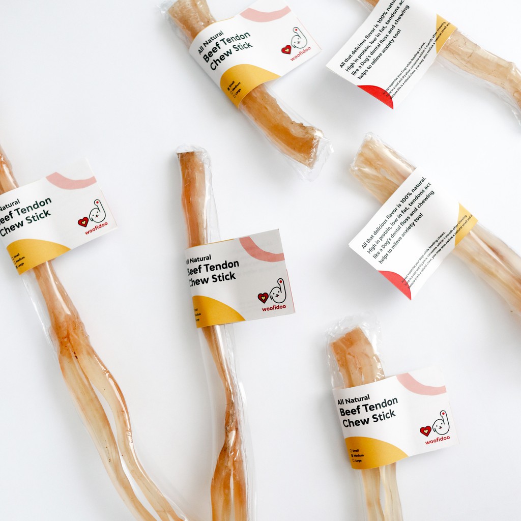 Jual WOOFIDOO Beef Tendon Chew Stick / Chew Anjing / Dog Treat Snack ...