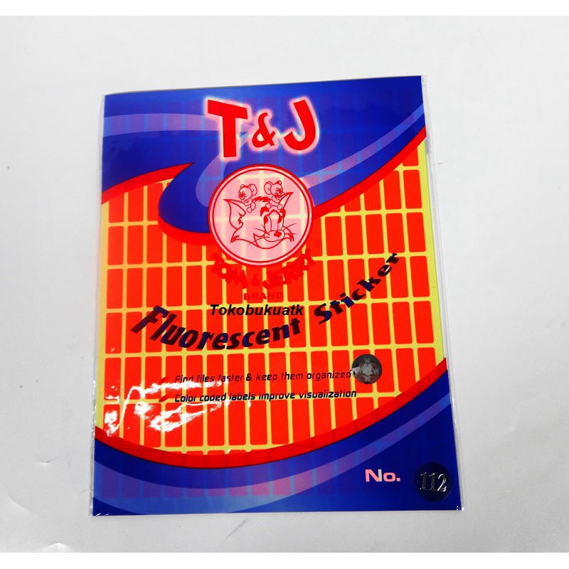 Jual Label Tom And Jerry Fluorescent Sticker No 112 Warna Shopee Indonesia