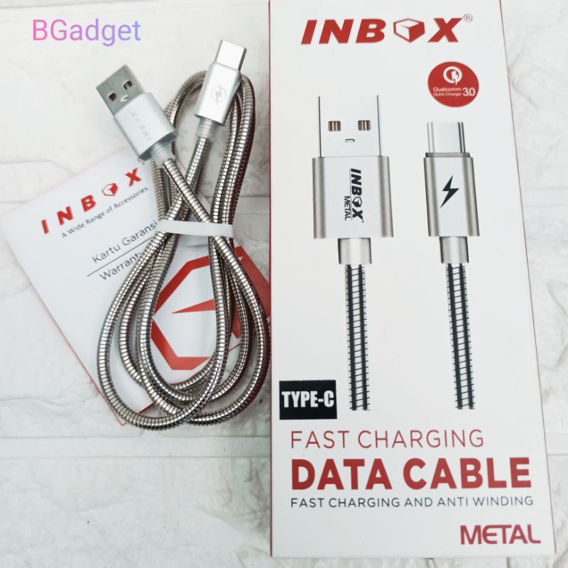 Jual Kabel Data 3A Metal Full Inbox Type C Lightning Micro | Shopee ...