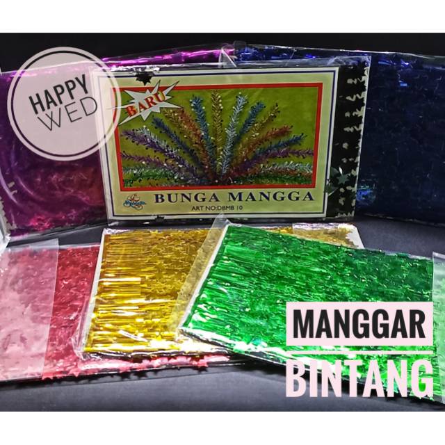 Jual Bunga Manggar Bintang/ Bunga Mayang Hologram/ Gagar Mayang/ Bunga ...