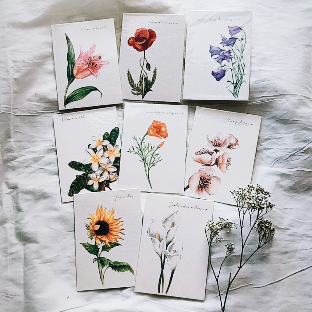 Jual [Artopia] Postcard Flower Edition by IMAGINEARTWORK14 | Pretty ...