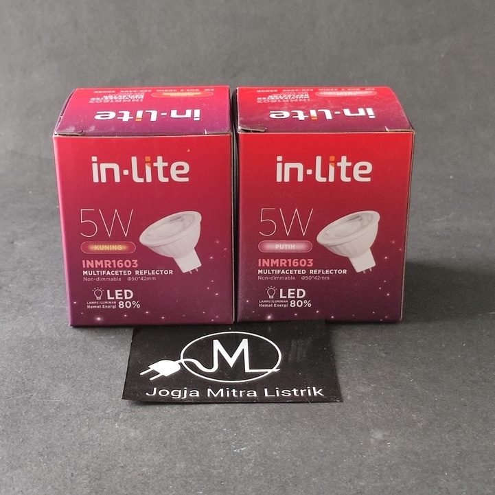 Jual LAMPU LED INLITE 5 WATT 220 VOLT / LED MR16 INMR1603 ( NO DIMMABLE ...