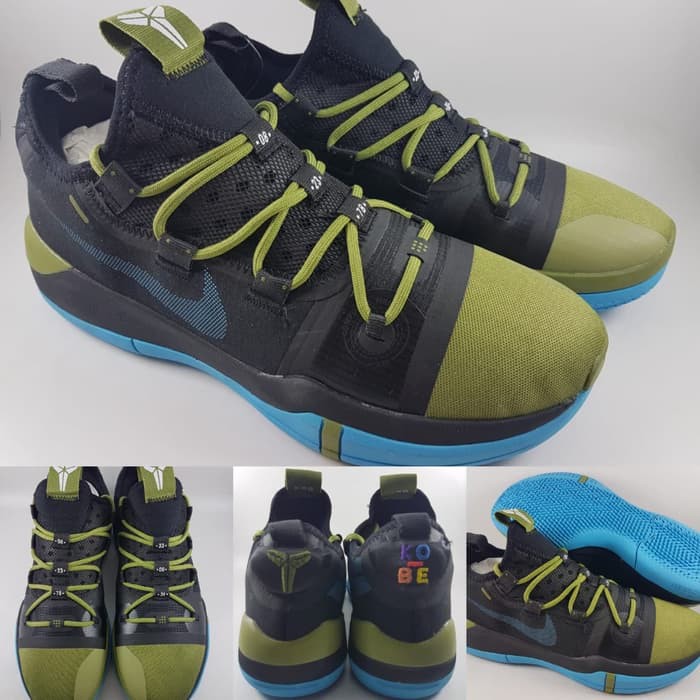 Jual Sepatu Basket Nike Kobe A.D Exodus Black Army Green Blue Hitam ...
