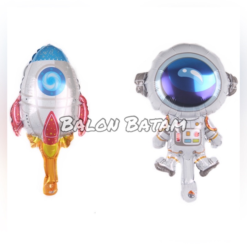 Jual Balon Foil Mini Karakter Astronot roket | Shopee Indonesia