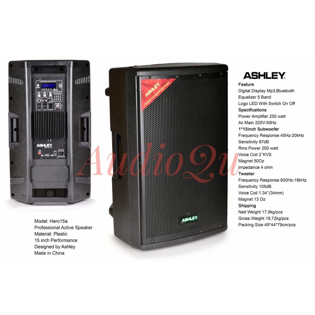 Jual Hero15 Speaker Aktif Ashley Hero 15 A Hero15a Hero 15a Hero
