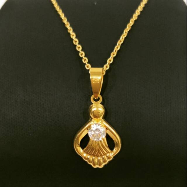 Jual kalung emas asli kadar 700 model terkini hadiah ulang tahun hadiah ...