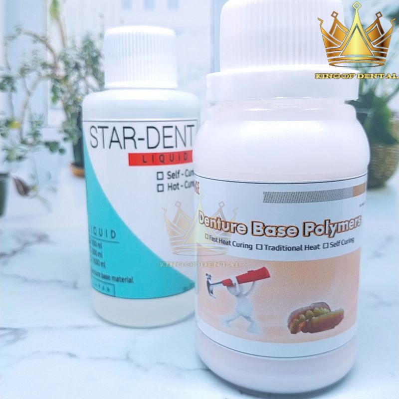 Jual LEM GIGI PALSU YANG PATAH 100ml MREK HUGE BAHAN LEM GIGI PALSU ...