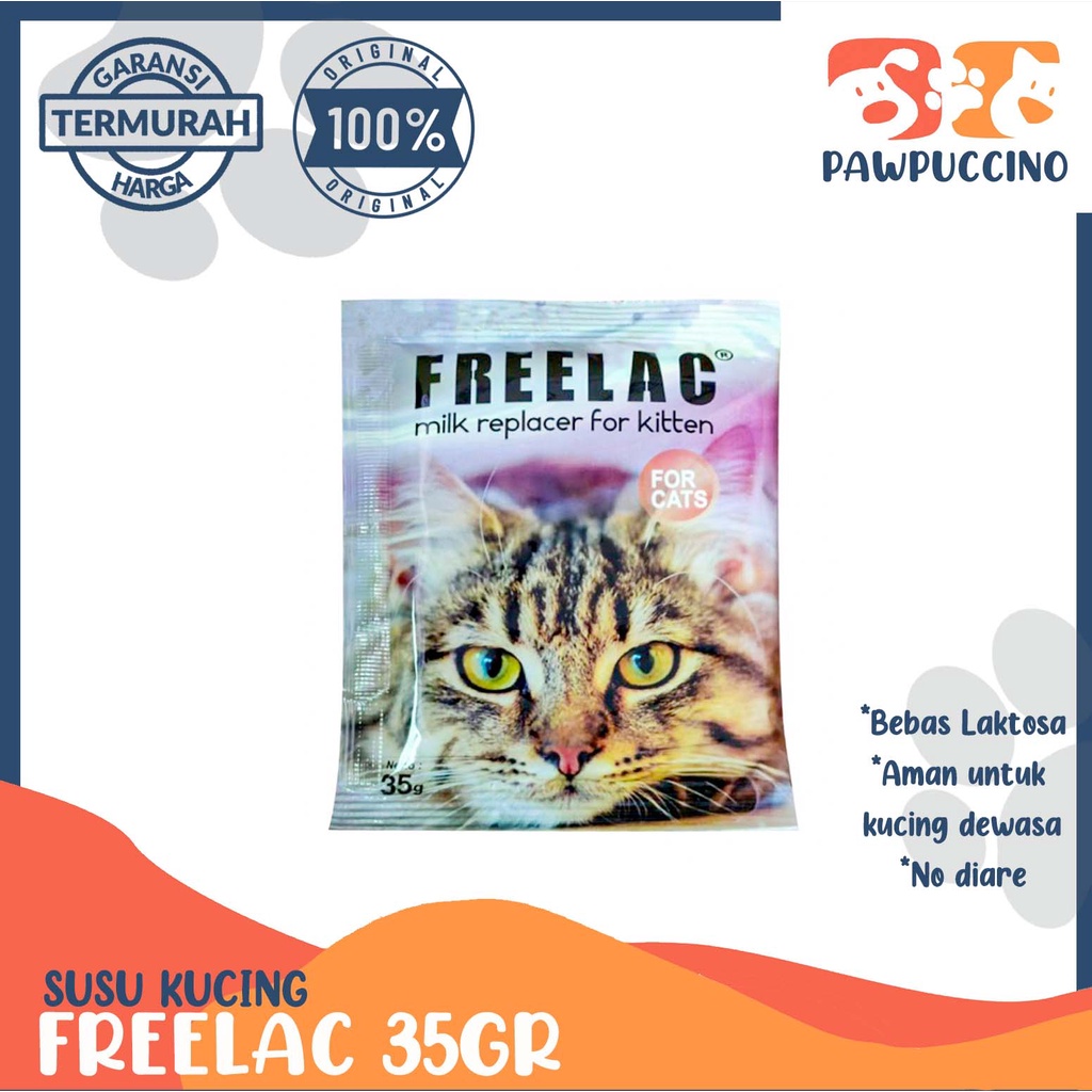 Jual Susu Kucing FREELAC 35 gr SACHET | Shopee Indonesia