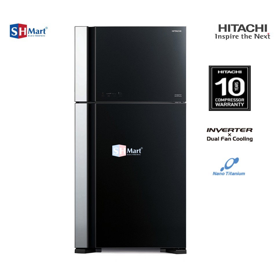 Jual KULKAS 2 PINTU HITACHI KAPASITAS 540 LITER R-VG70PGD7GBK / RVG70PGD7GBK INVERTER GARANSI ...