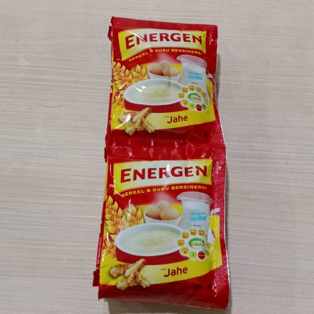 Jual ENERGEN RASA JAHE (1 RENTENG 10 SACHET) | Shopee Indonesia
