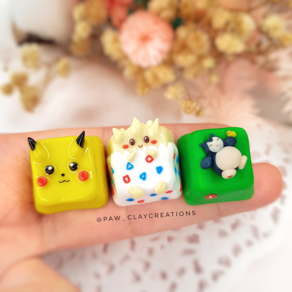 Jual Artisan keycaps Pokemon / custom keycap / mekanik keyboard ...