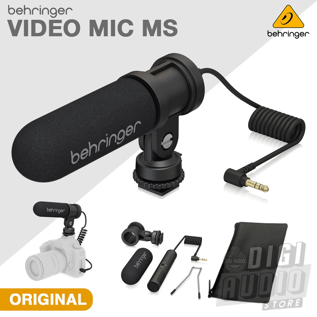 Jual MICROPHONE CONDENSER CAMERA DSLR HP BEHRINGER VIDEO MIC MS Jack 3 ...