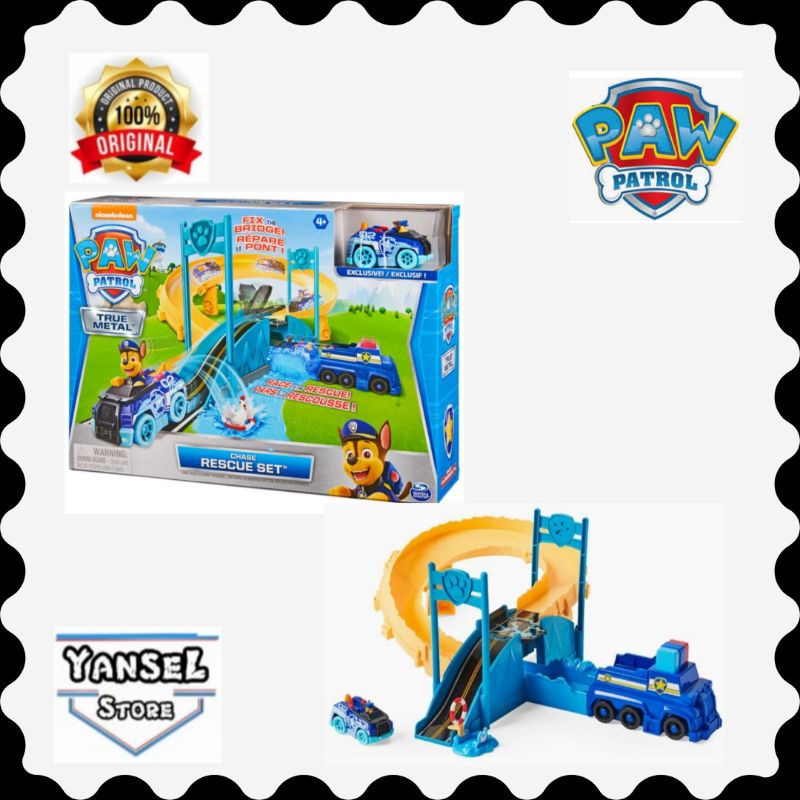 Jual Paw Patrol True Metal Chase Rescue Set | Shopee Indonesia
