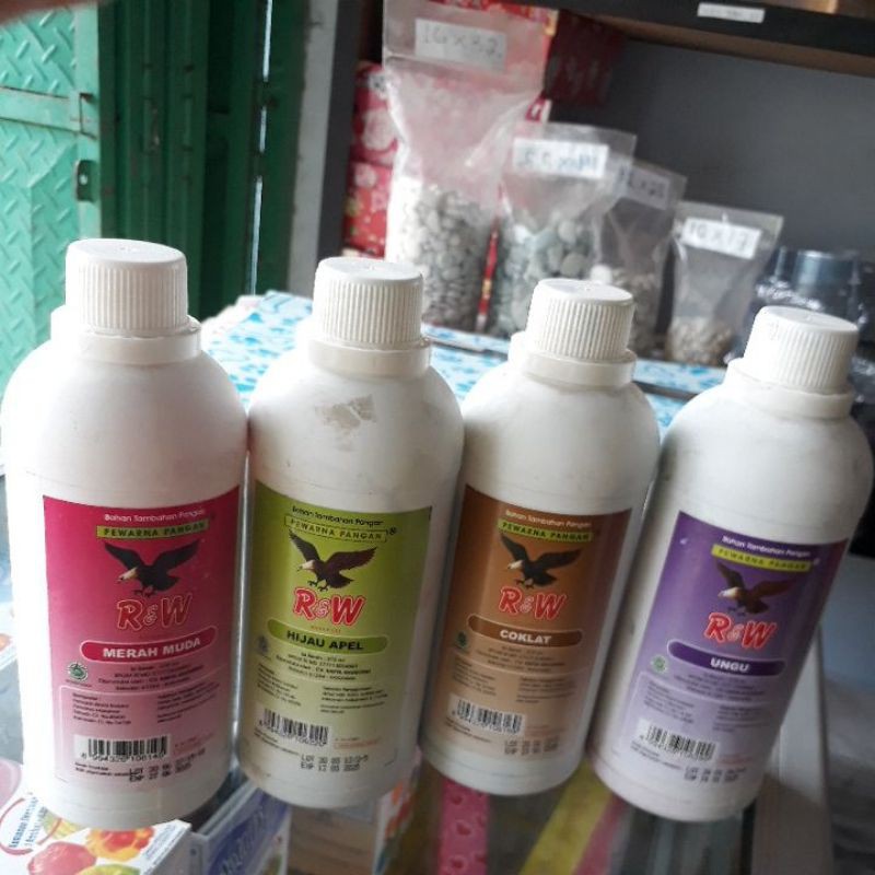 Jual Pewarna Makanan Rajawali R&W isi bersih 375 ml / Sumbo RW Rajawali ...