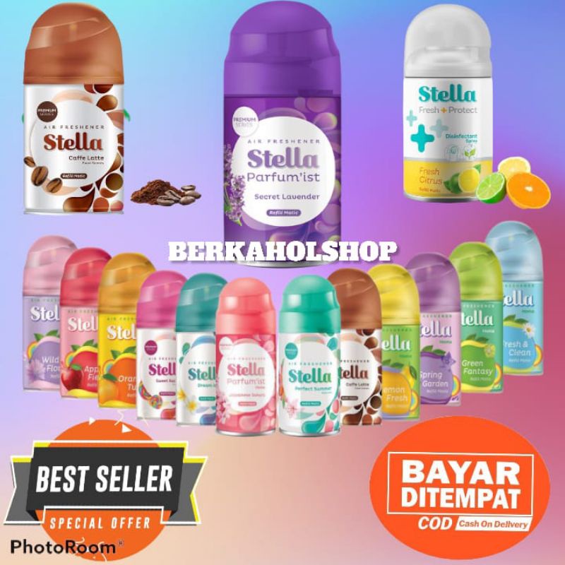 Jual stella reffil matic 160ml pengharum ruangan | Shopee Indonesia
