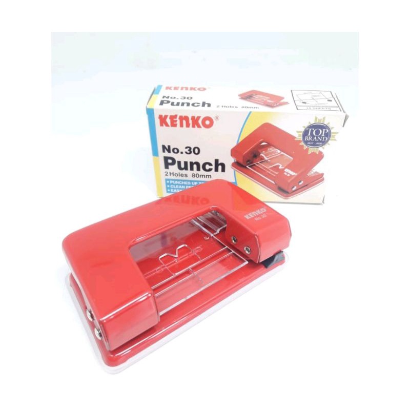 Jual Punch kenko 2 holes 80mm no.30 / pembolong kertas kenko | Shopee ...