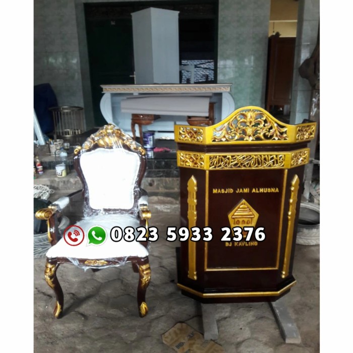 Jual mimbar masjid dan kursi mimbar | Shopee Indonesia