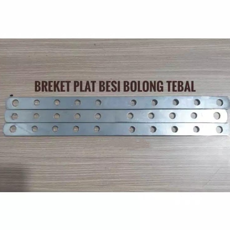 Jual breket bolong variasi tebal breket bolong breket plat besi breket ...