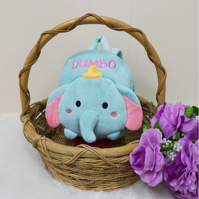 Jual Tas Ransel Anak Mini Pooh Marie cat Gajah Ufufy 2resleting ...
