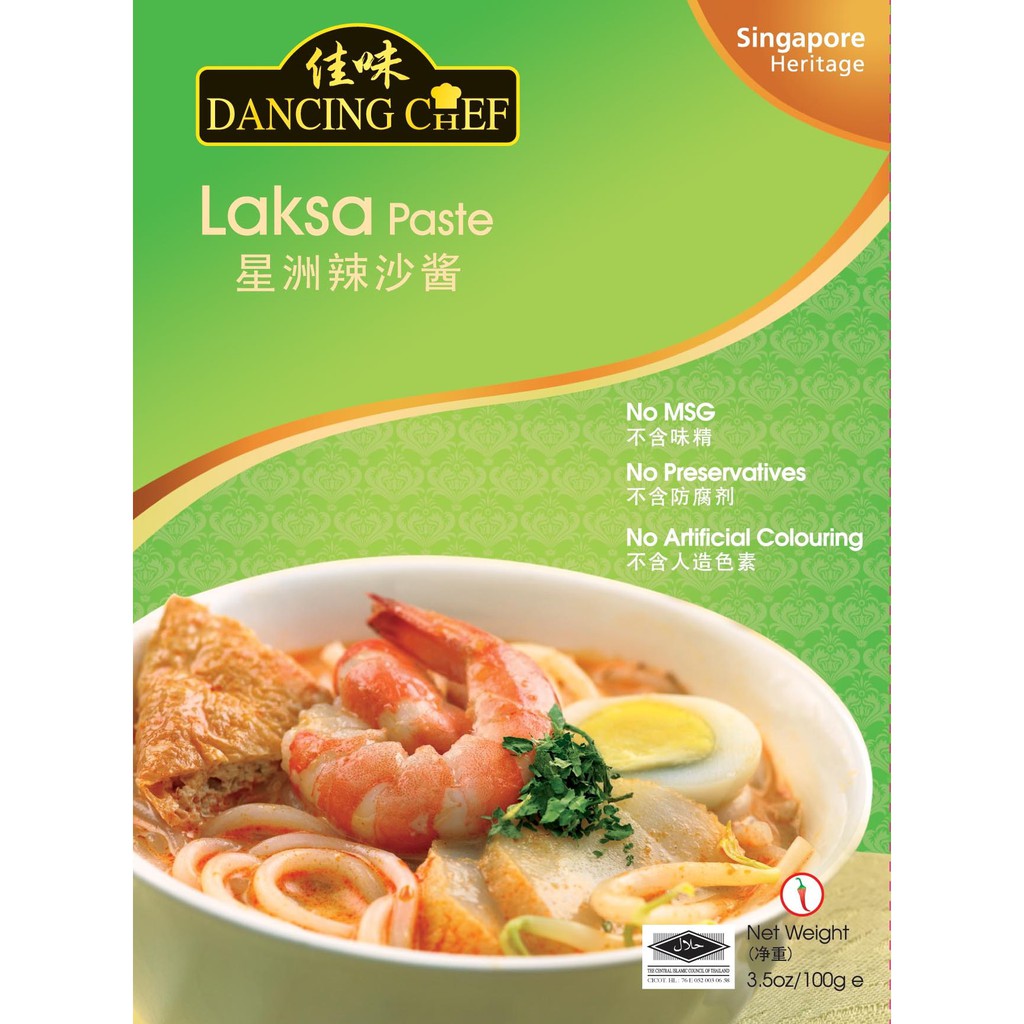 Jual Dancing Chef Singapore Laksa Paste 100 gr | Shopee Indonesia