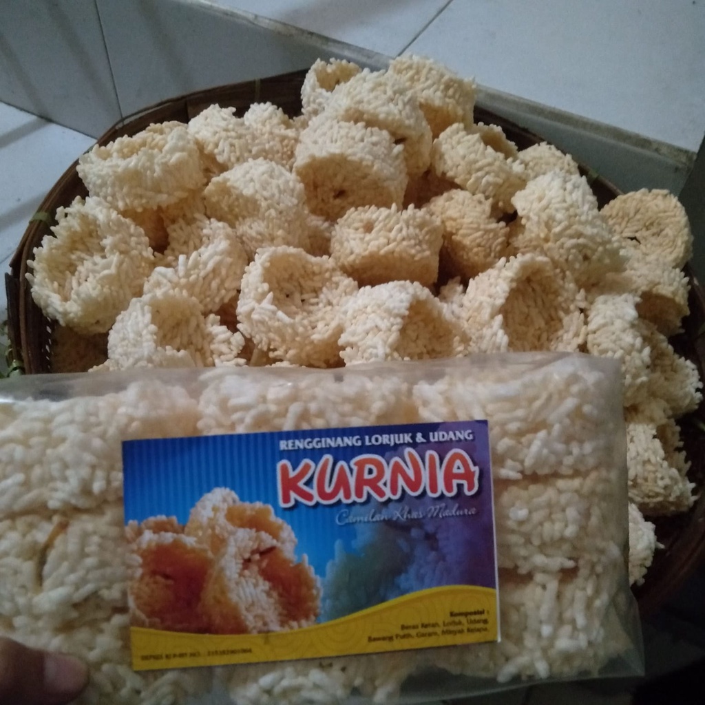 Jual RENGGINANG LORJUK & UDANG KURNIA ASLI MADURA (MATANG) | Shopee ...